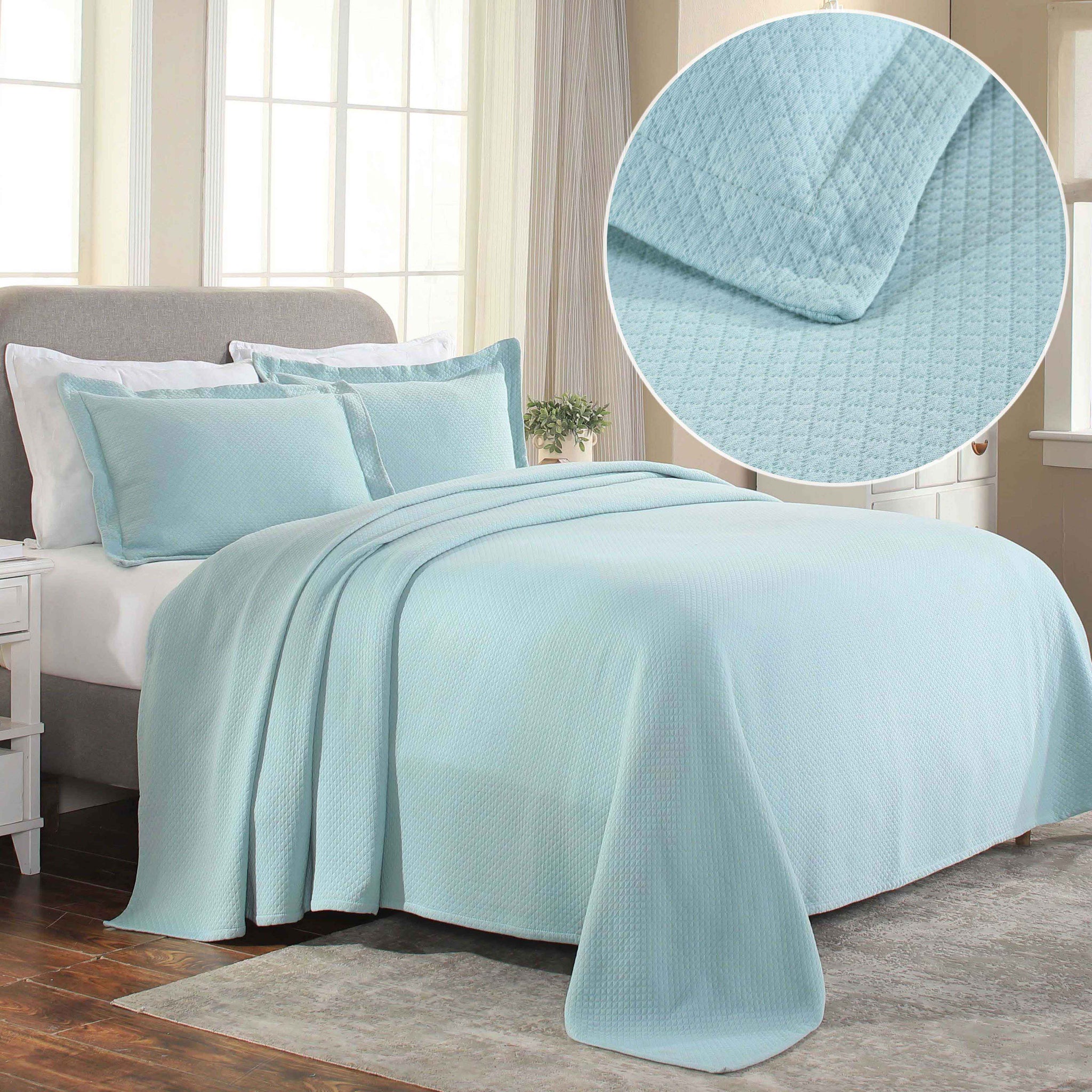 Bedspread & Coverlet Set | Blue Nile Mills